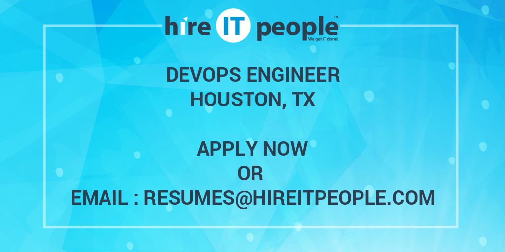 DevOps Engineer - Hire IT People - We get IT done DevOps Engineer - Hire IT People - We get IT done