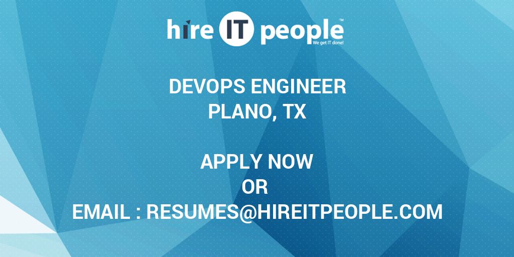 DevOps Engineer - Hire IT People - We get IT done