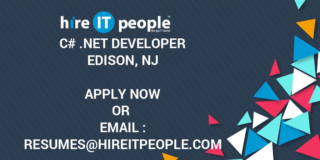 C# .NET Developer - Hire IT People - We get IT done