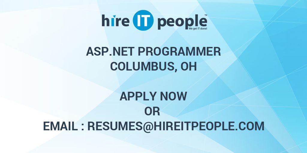 ASP.Net Programmer - Hire IT People - We get IT done ASP.Net Programmer - Hire IT People - We get IT done