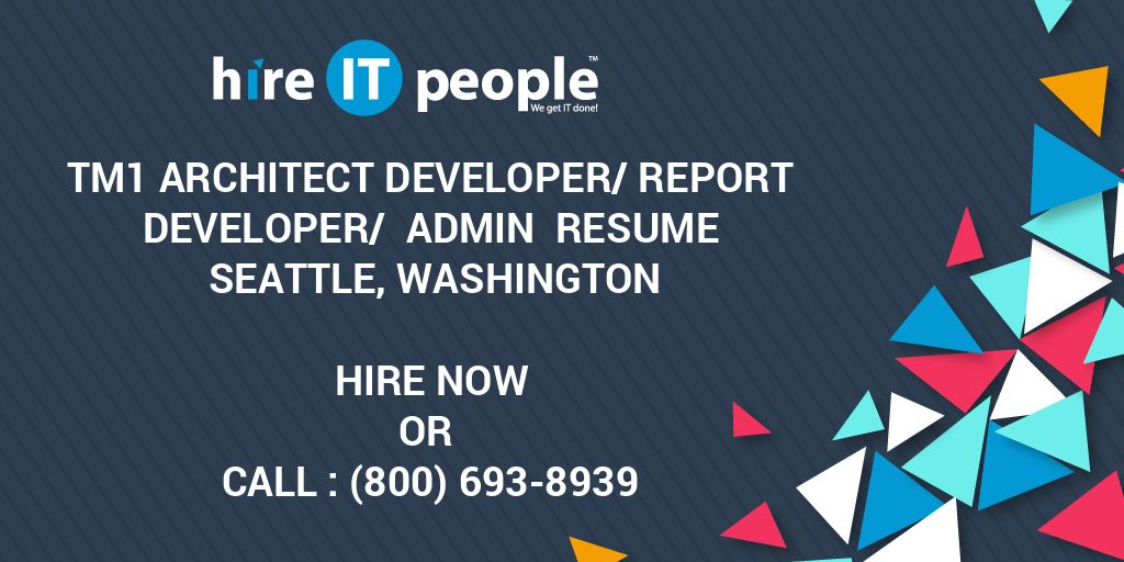 TM1 Architect Developer/Report Developer/ Admin Resume Seattle ...