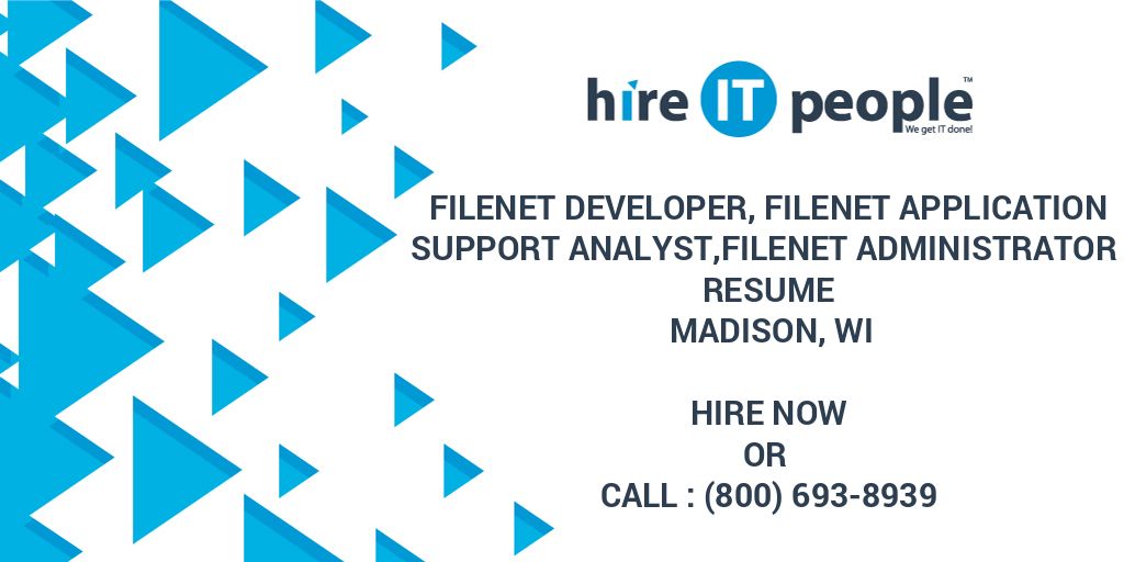 FileNet Developer, FileNet Application Support Analyst,FileNet ...