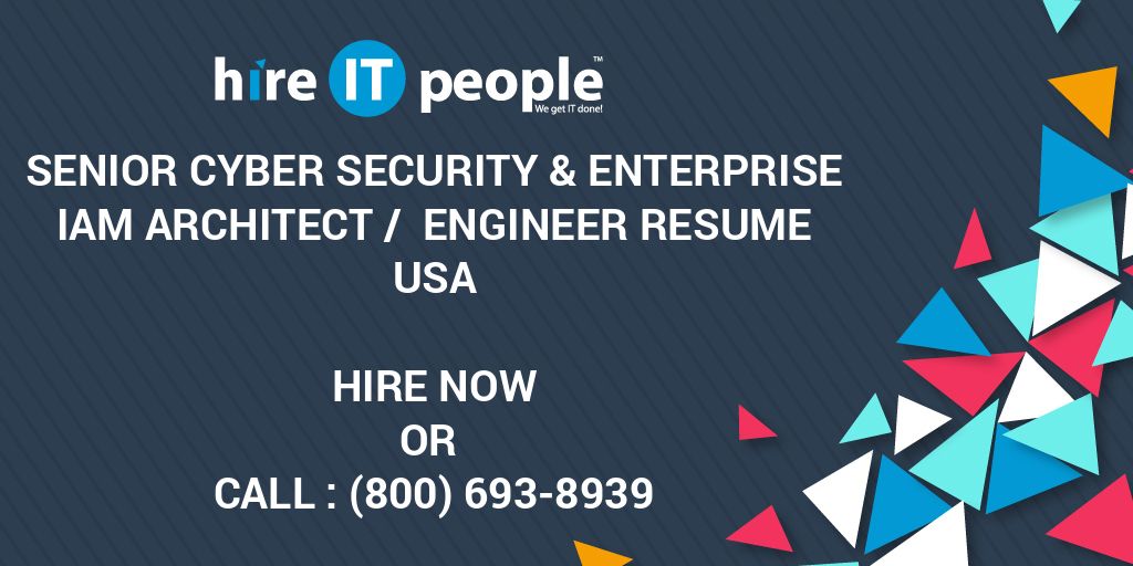 Senior Cyber Security & Enterprise IAM Architect / Engineer Resume ...
